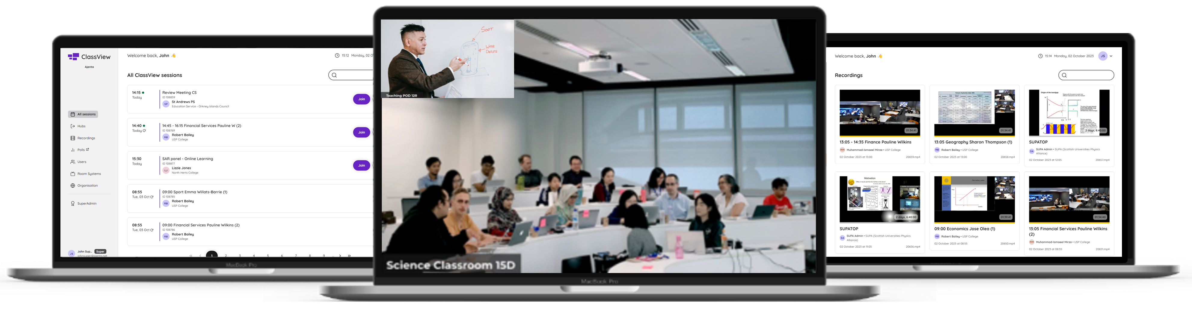 ClassView: Connecting the Immersive Classroom